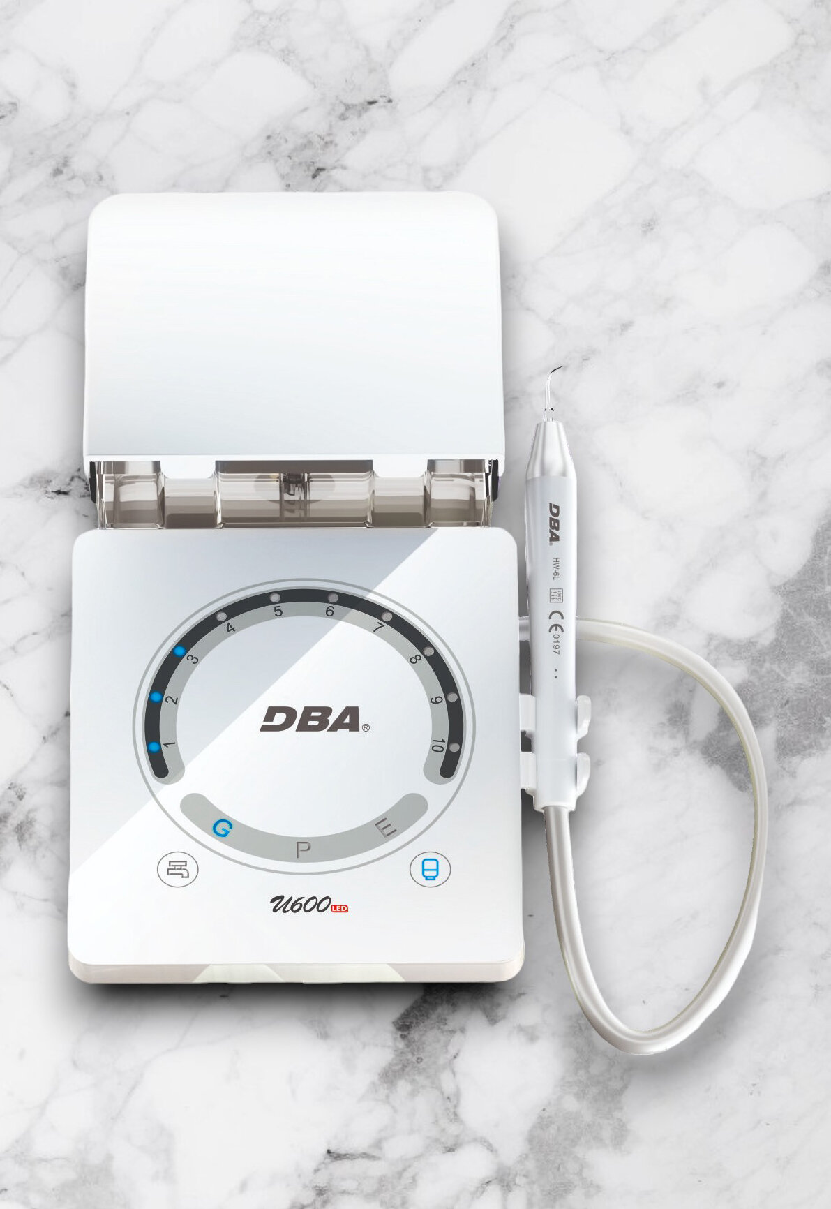 Портативный ультразвуковой скалер с подсветкой для скейлинга, пародонтологии и эндодонтии DBA U600 LED