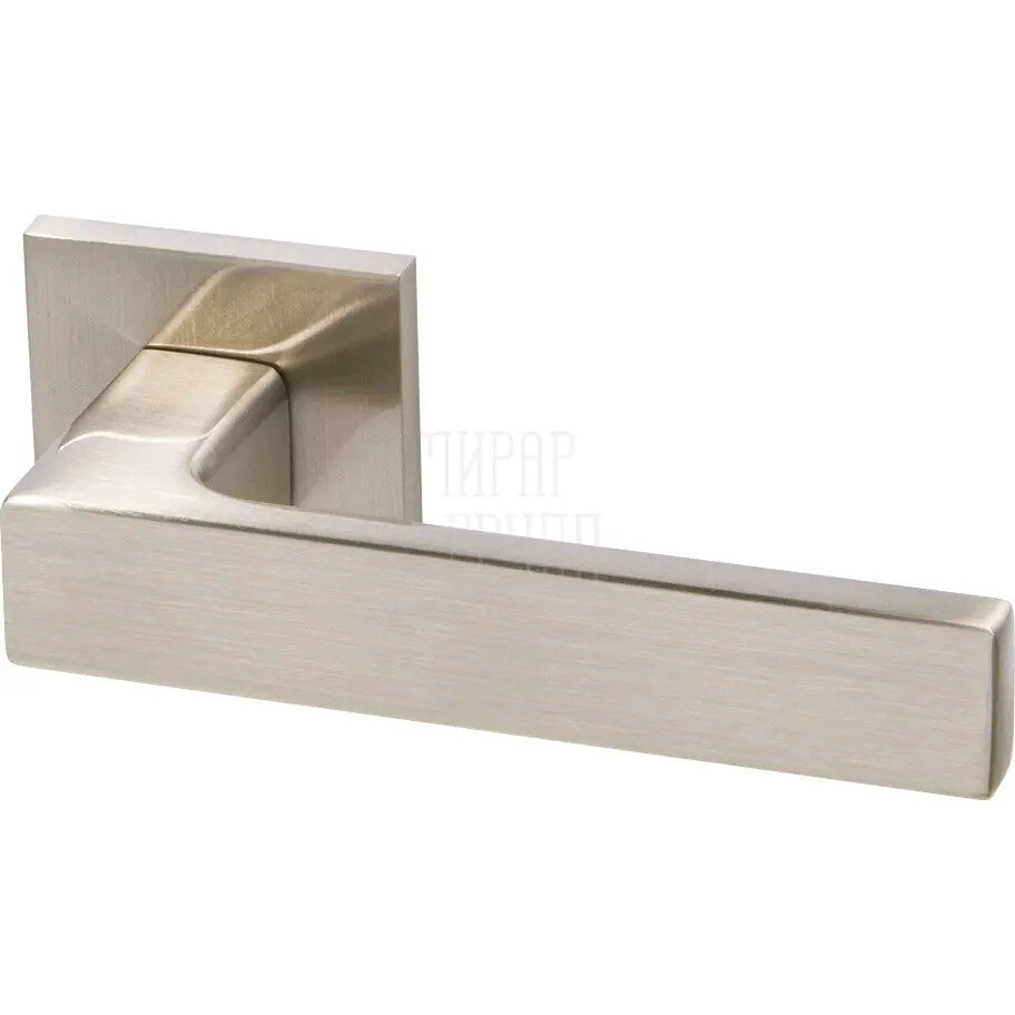 Дверная ручка Armadillo на квадратной розетке "SKY" USS матовый никель
