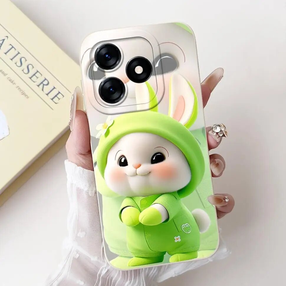 Чехол для телефона Realme Note 50, модный защитный Зеленый, TYbai2148, For Realme Note 50