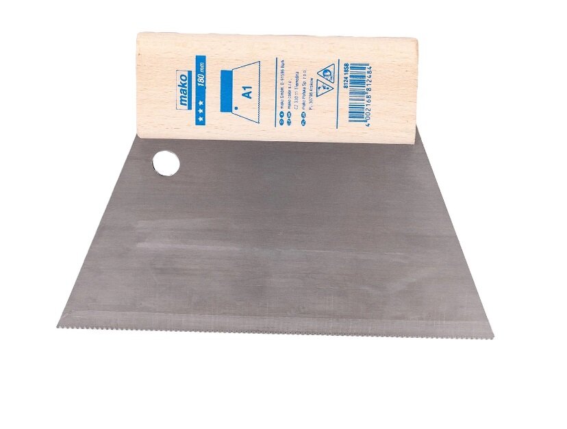 Шпатель для Клея мако 812418SB 18см/A1 Трапециевидный, Стальной.*