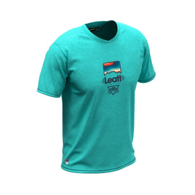 Велоджерси подростковая Leatt MTB All Mountain 2.0 Junior Jersey (Aqua, L, 2024 (5024140202))