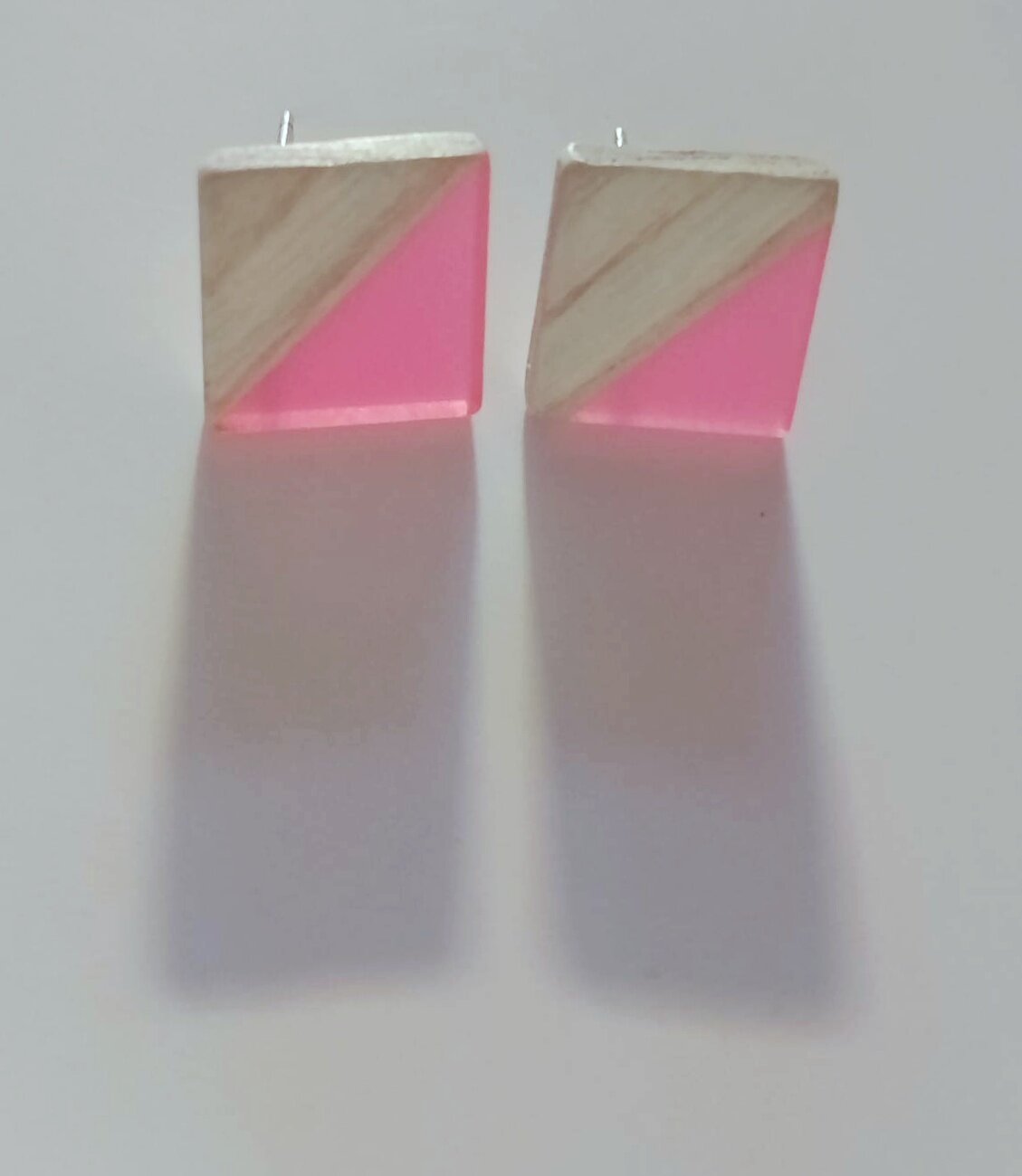 Комплект серег, эпоксидная смола