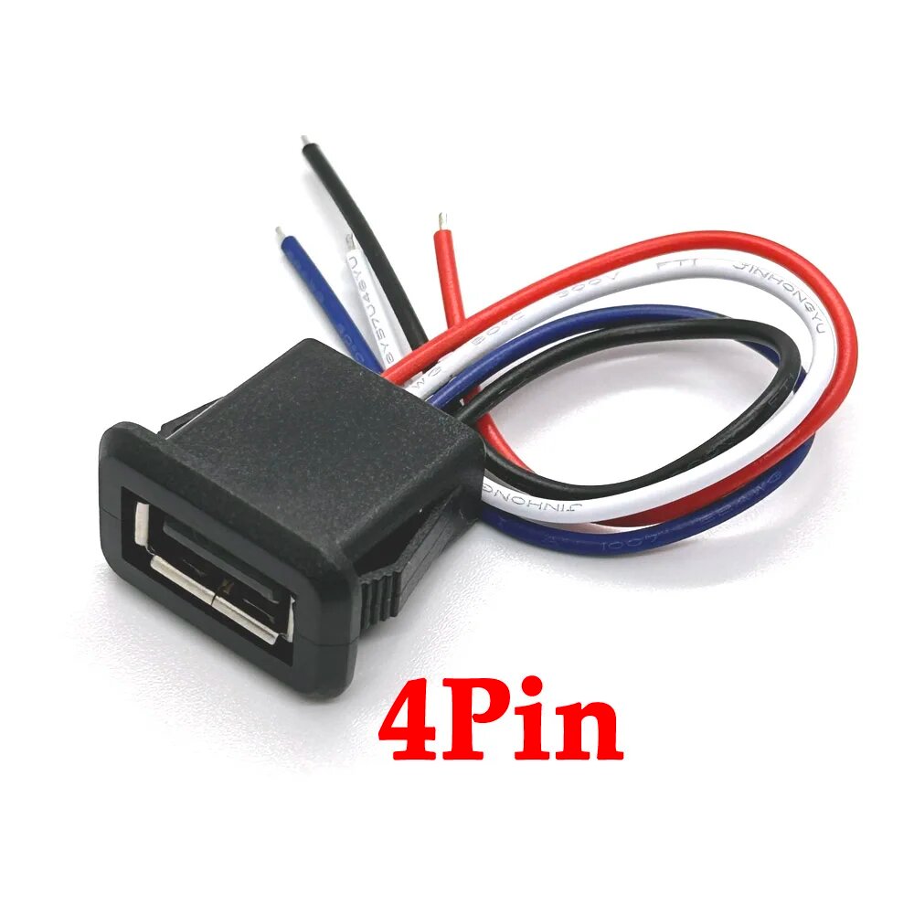 LAJQTAO USB разъем питания 2/4 провода