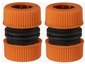 Муфта для шланга (ремонтная, соединительная) 1/2" - 1/2" (2 шт.).