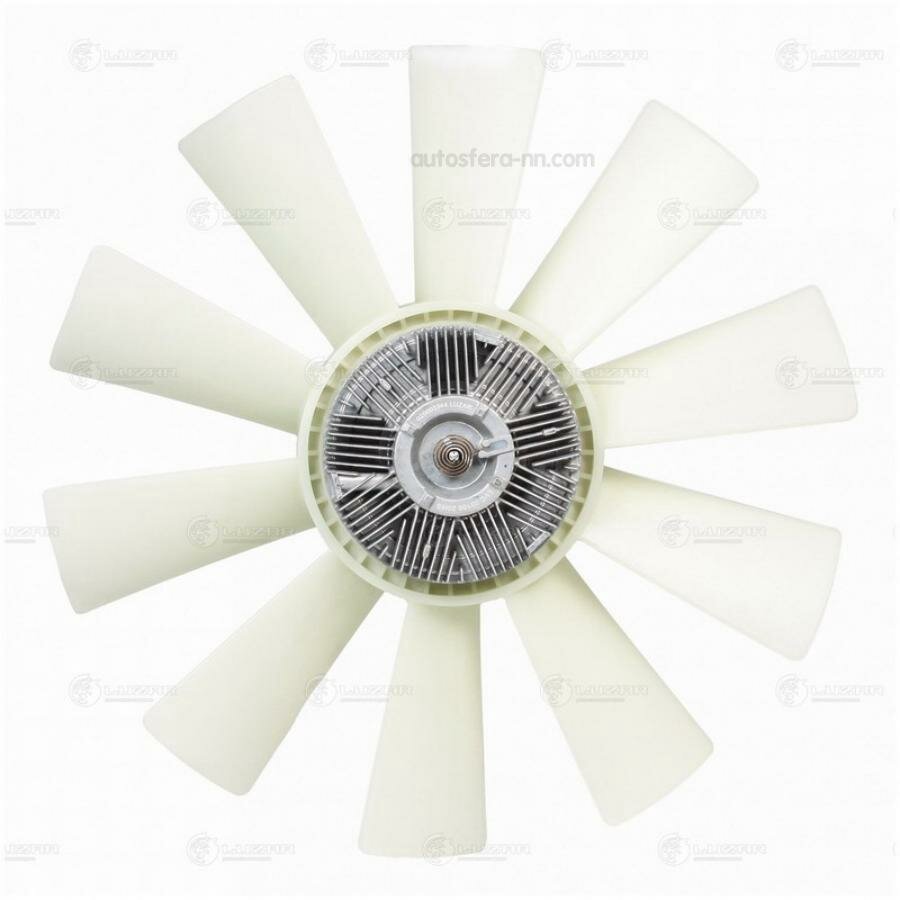 LUZAR LVC03106 Вентилятор охлаждения двигат КАМАЗ 4307, ПАЗ, кавз с дв. CUMMINS B3.9 140 (с крыльч.) (LUZAR)