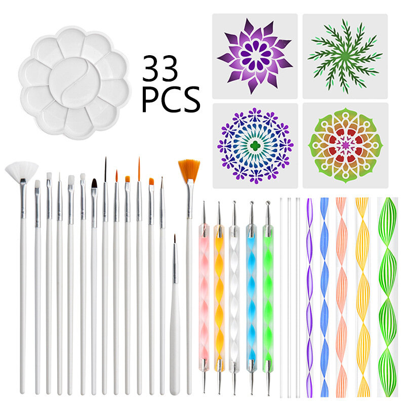 Набор инструментов Amazon Mandala, для создания граффити, 33 предмета