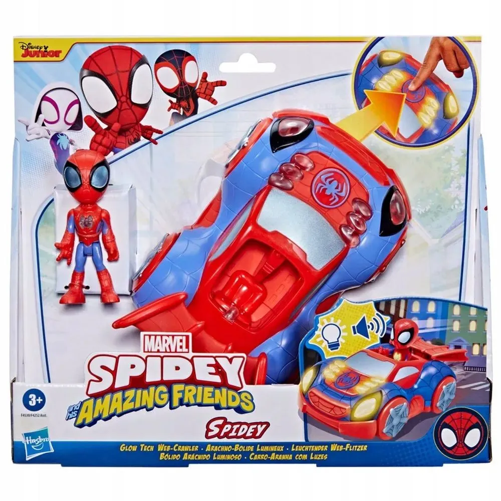 Игровой набор Spidey Amazing Friends "Спайди на автомобиле" F4252