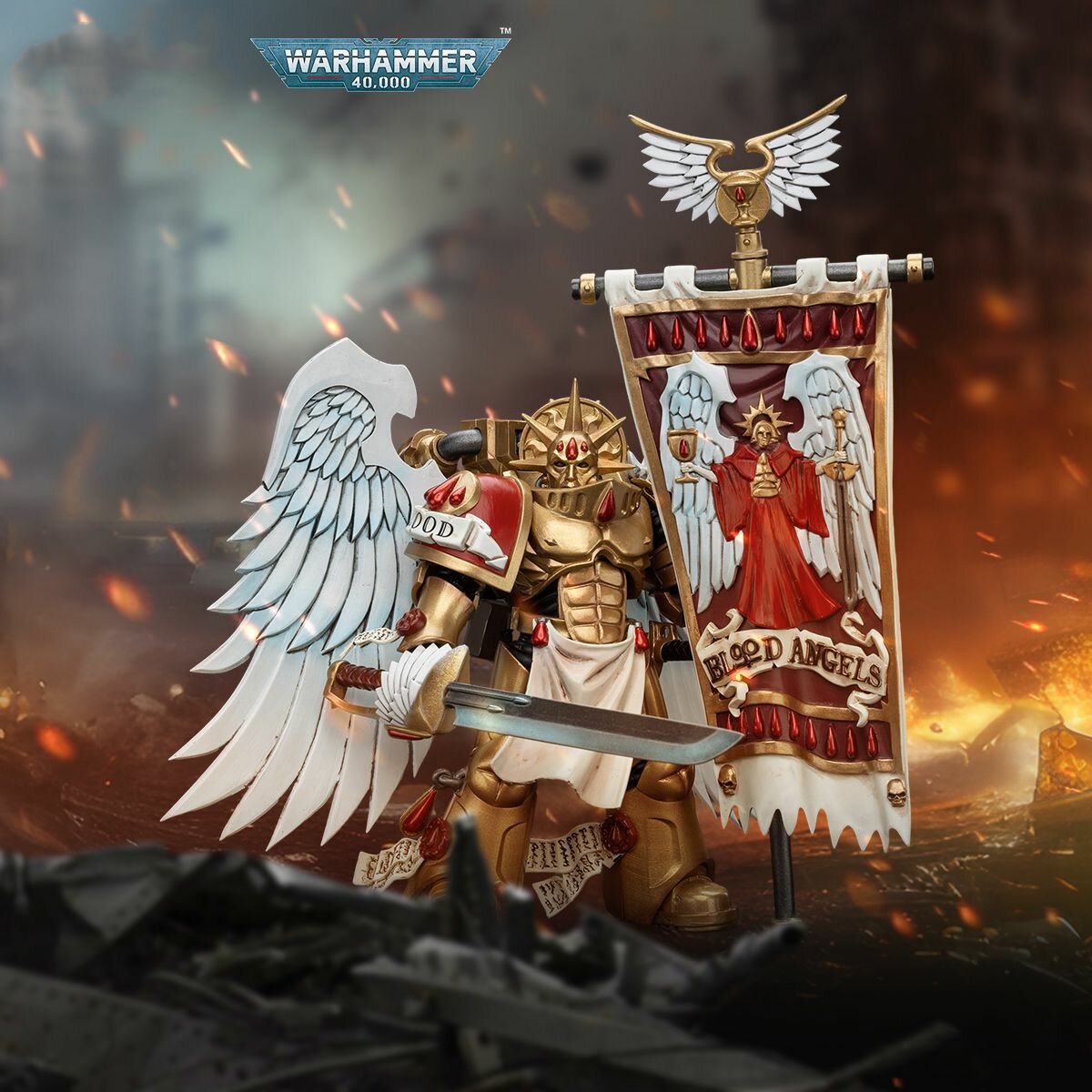Warhammer 40 DREADNOUGHT Grey Knight Экшн-коллекция ПВХ модельных игрушек с персонажами аниме