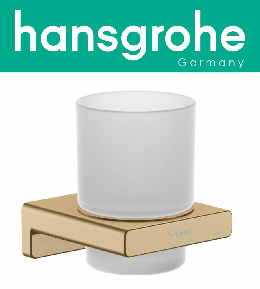 Стакан для зубных щеток Hansgrohe AddStoris / медь шлифованная