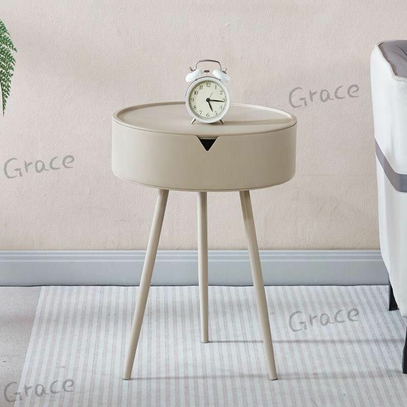 Журнальный стол, с ящиками, круглые ножки, пластик, цвет хаки