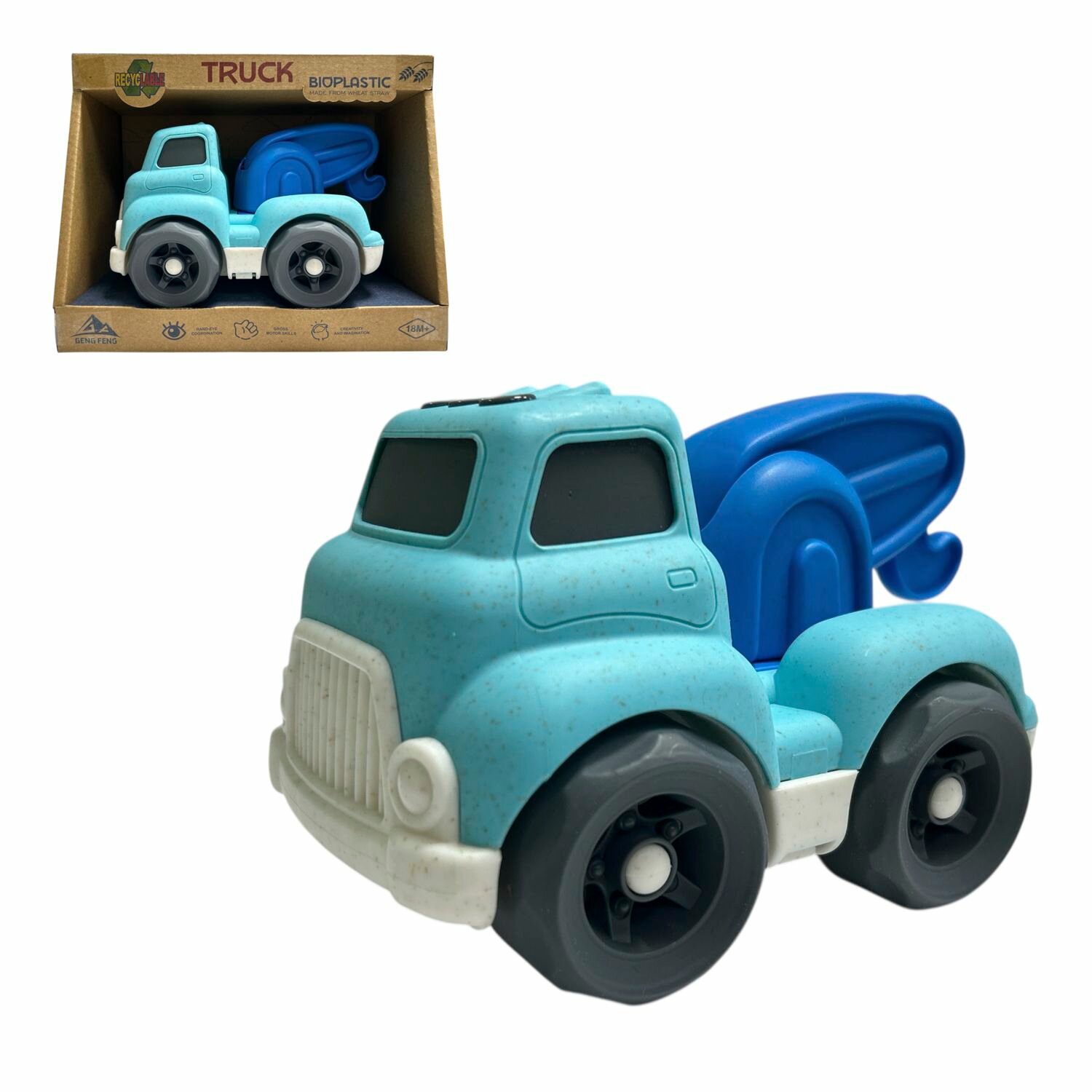 Машина детская - Грузовик-эвакуатор, эко-пластик, MX0290662