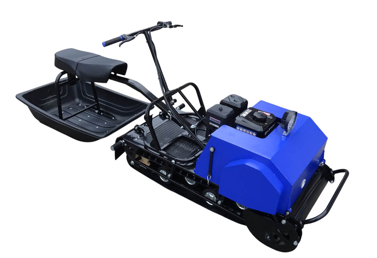 Мотобуксировщик компактный ЛИДЕР-СИГМА-1S, 8+ л. с. с модулем "тягач" , вариатор TAV2-40