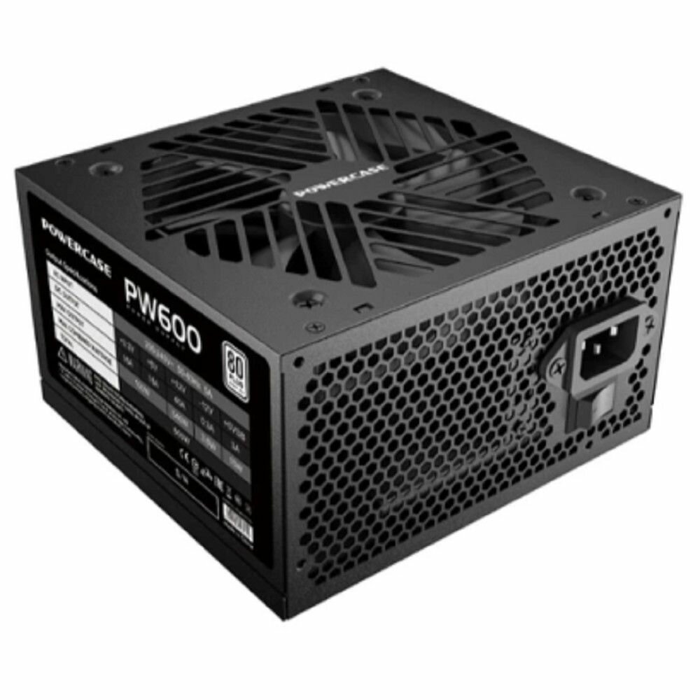 Powercase Блок питания PW600 80 Plus, ATX 2.31, 600W, APFC, DC - DC, 120mm Fan PS - 600W - DC