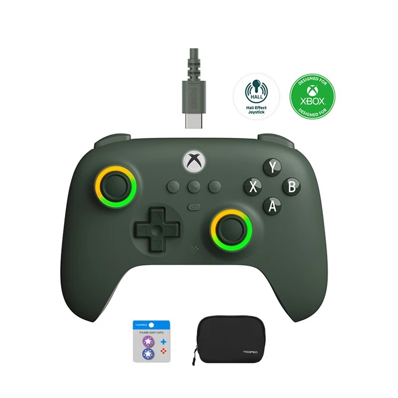8Bitdo Ultimate C проводной геймпад для Xbox, green set