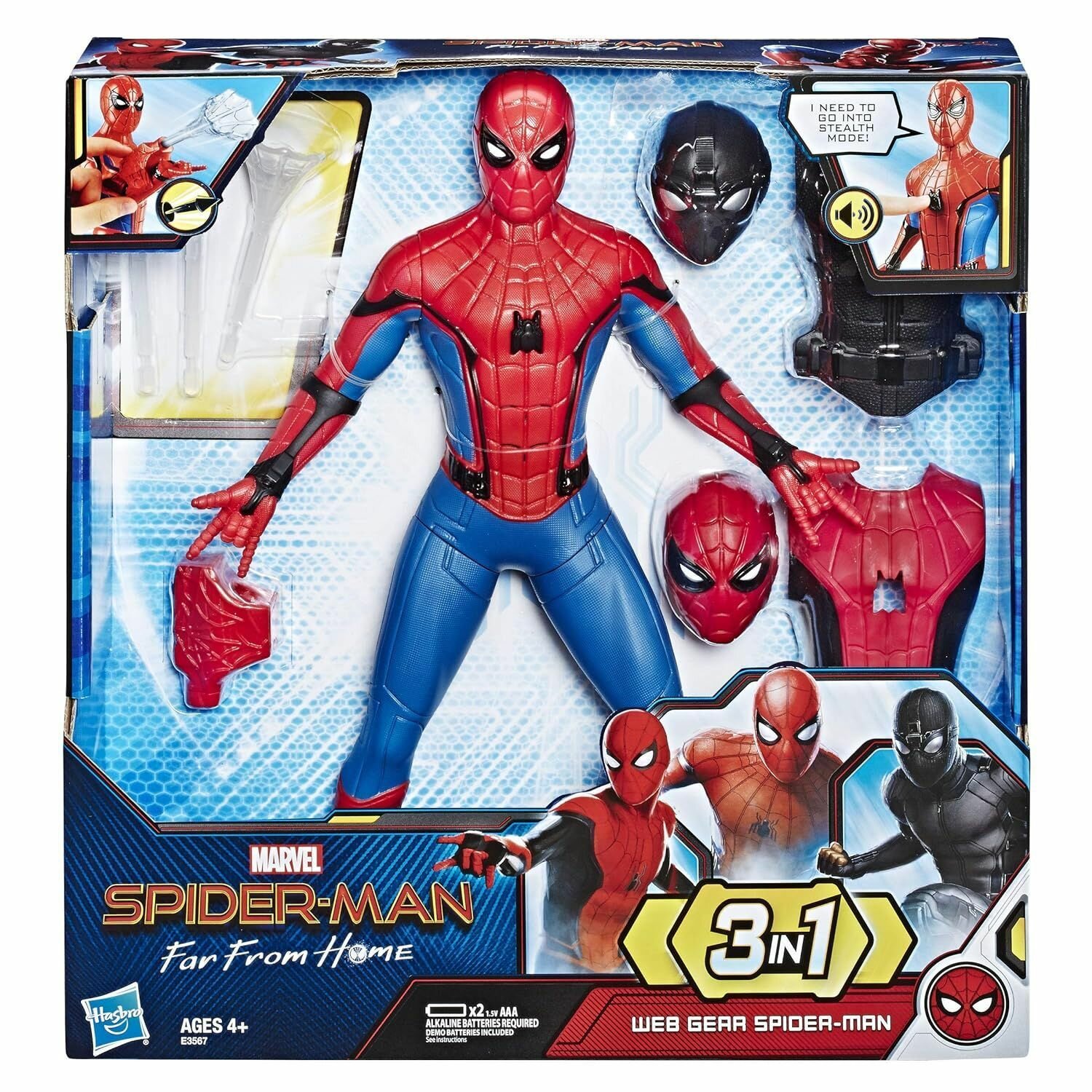 Фигурка Marvel Человек-паук вдали от дома Spider-Man Web