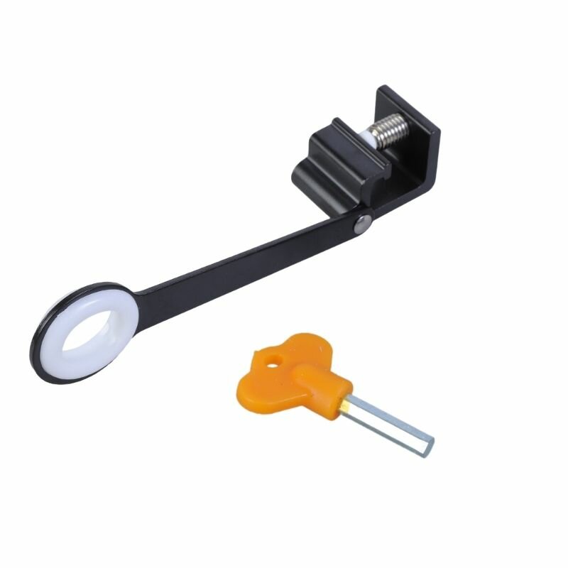 Замки раздвижных дверей и окон, ограничители окон-черный длинный