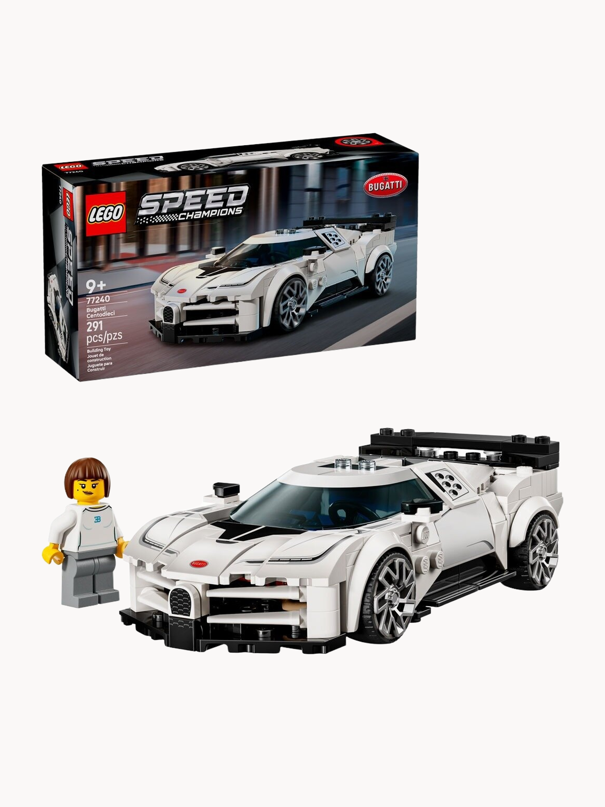 Конструктор LEGO Speed Champions 77240 Автомобиль Bugatti Centodieci, 291 дет.