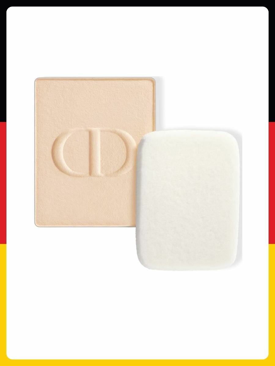 Тональная основа Dior Forever Natural Velvet Refill long-lasting compact make-up refill 1W Warm, 10 г