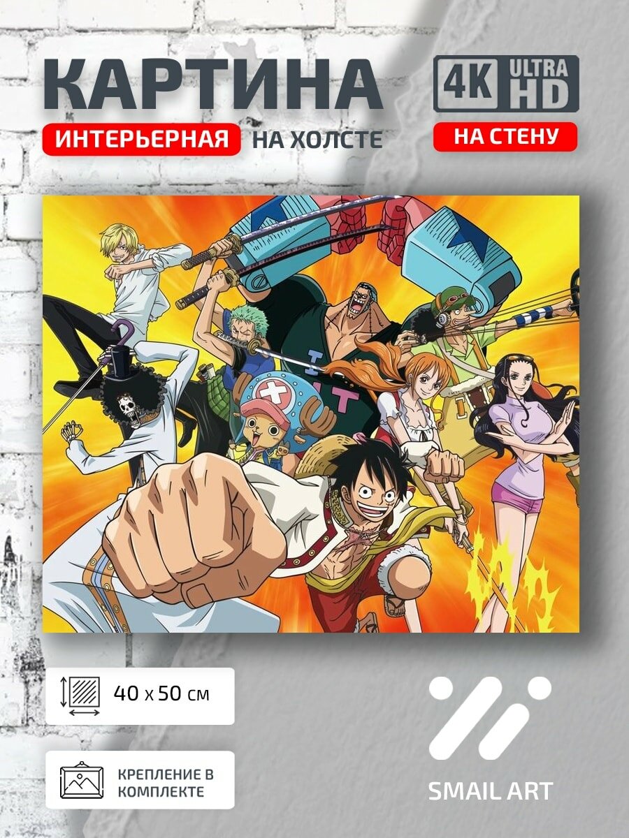 Картина на холсте интерьерная 40 на 50 на стену Pirates Poster для гостиной атмосфера
