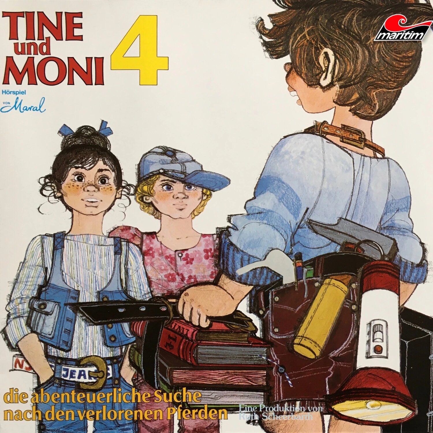 Tine und Moni, Folge 4: Die abenteuerliche Suche nach den verlorenen Pferden [Аудиокнига]
