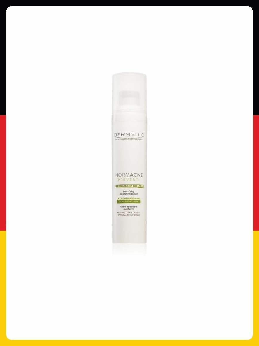 Крем для ухода за кожей Dermedic Normacne Preventi Mattifying Moisturizing Cream for Oily and Combination Skin, 40 мл