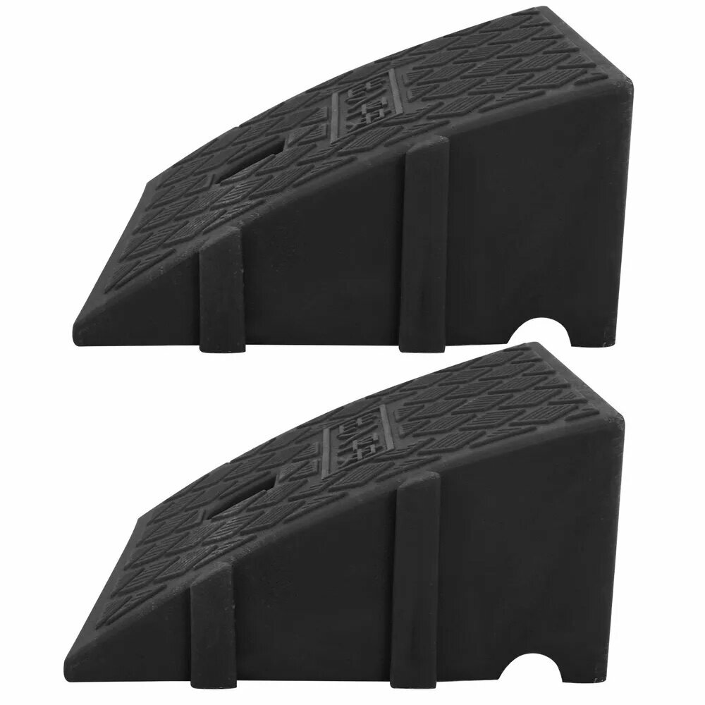 Черные универсальные пандусы для порогов, 2 шт