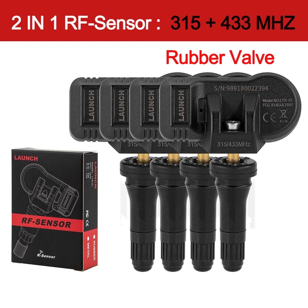 Датчик LAUNCH FR 433 315 МГц, TPMS датчик, инструмент для ремонта шин, сканер X431 TSGUN, Type 2