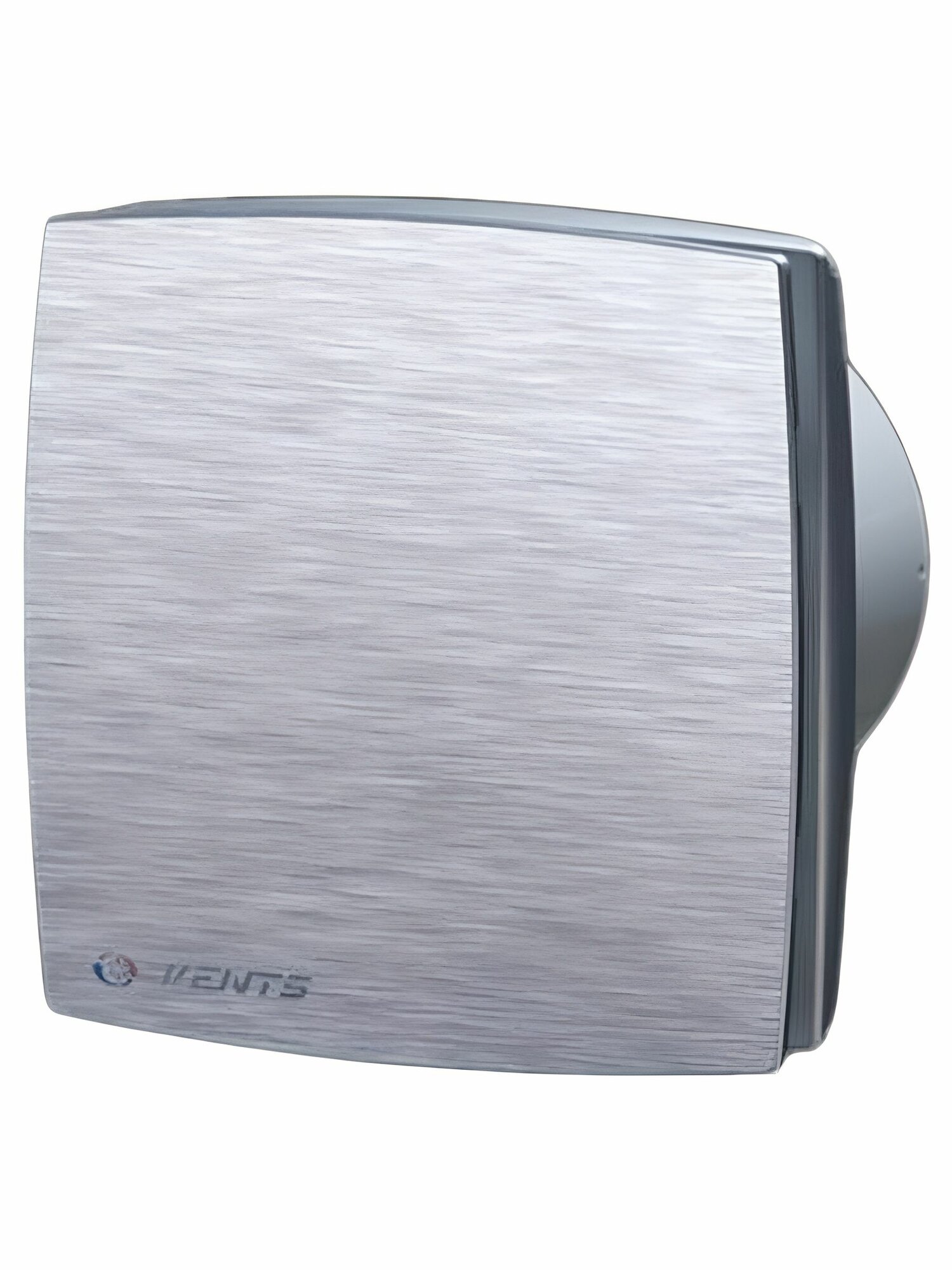 Вентилятор вентс 100 ЛДА алюминий матовый декоративный