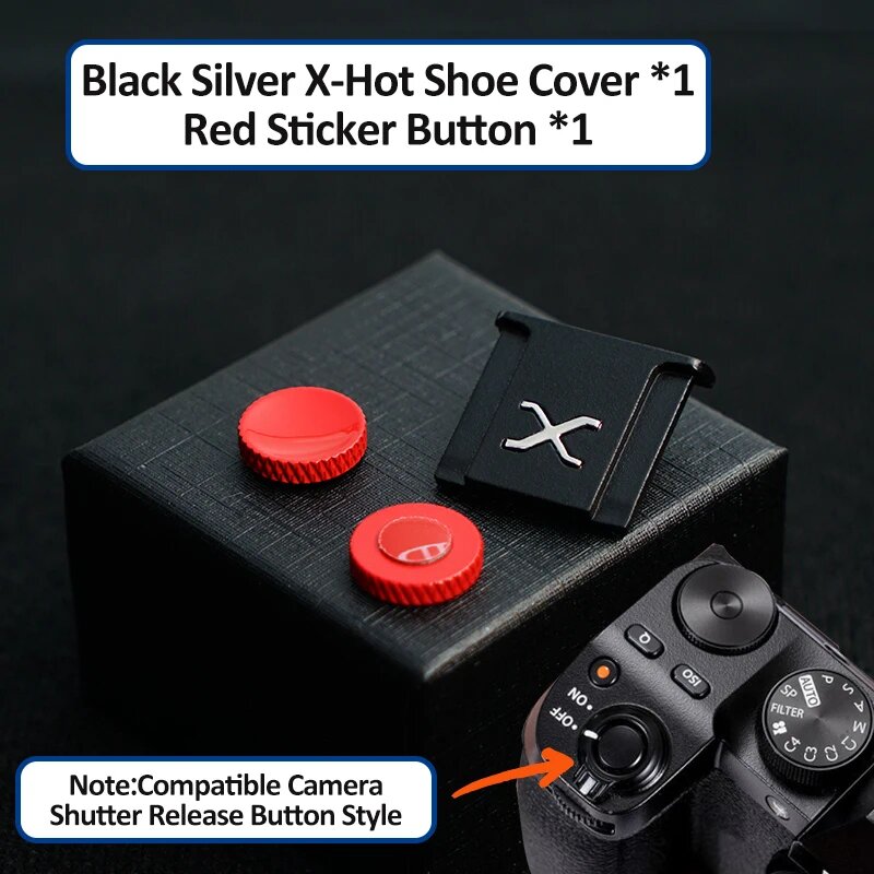 Защитная крышка для горячего башмака Fuji, Red Sticker Button