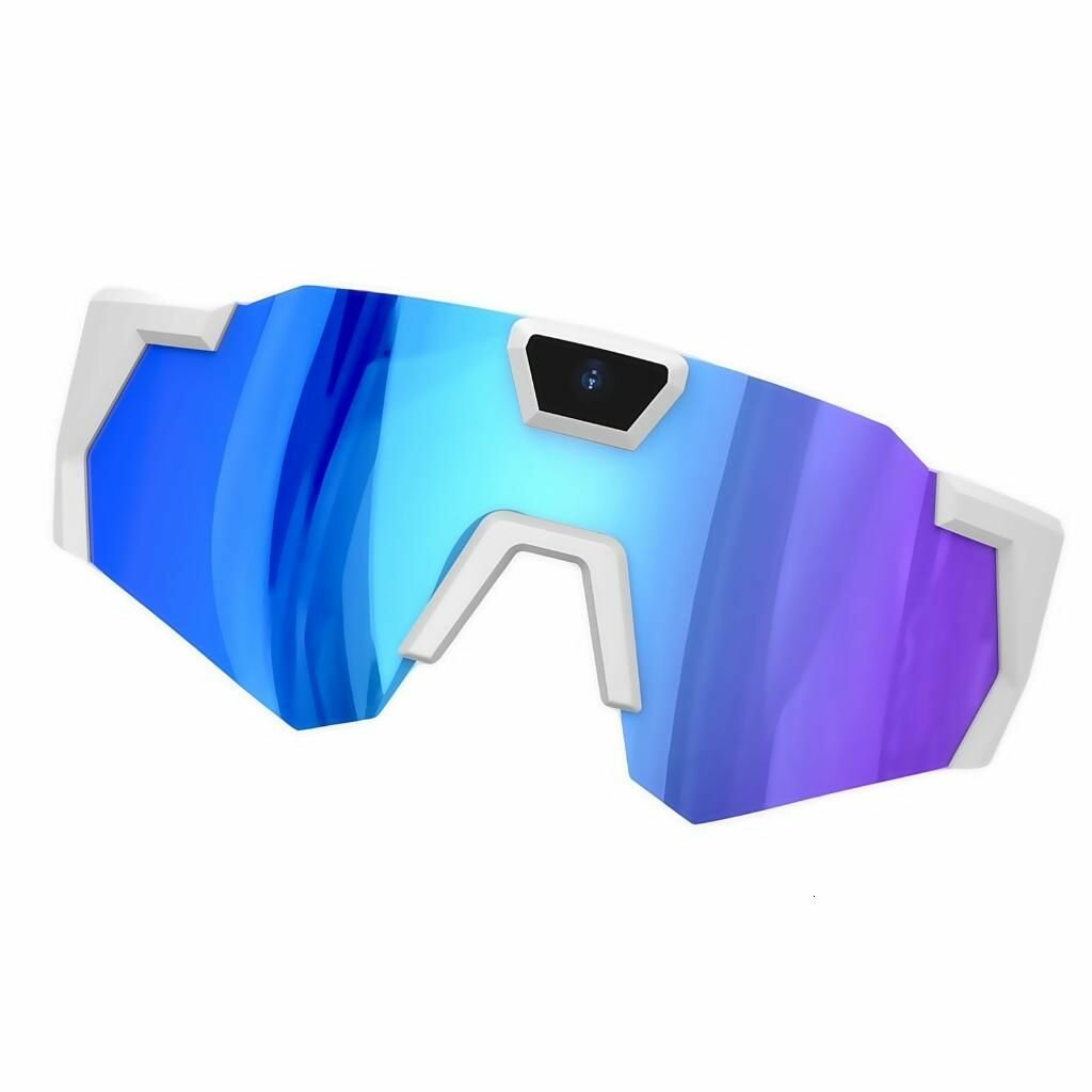 Умные многофункциональные очки с камерой, Льдисто-голубая модель А