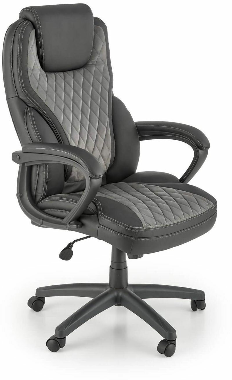 Кресло компьютерное Halmar GANDALF (черный/серый)