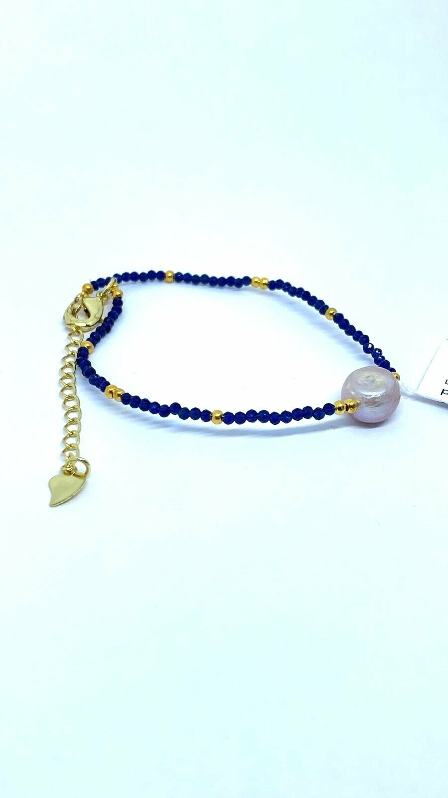 Браслет-цепочка, искусственный камень