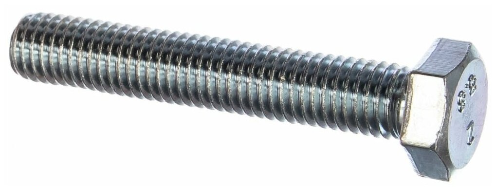Болт Tech-Krep/Zitar DIN933 с шестигранной головкой, оцинкованный М12х70 2 шт - пакет 102981