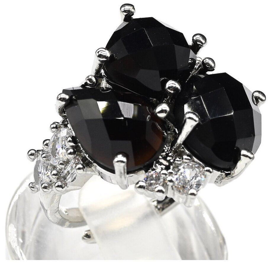 Кольцо, агат, агат синтетический