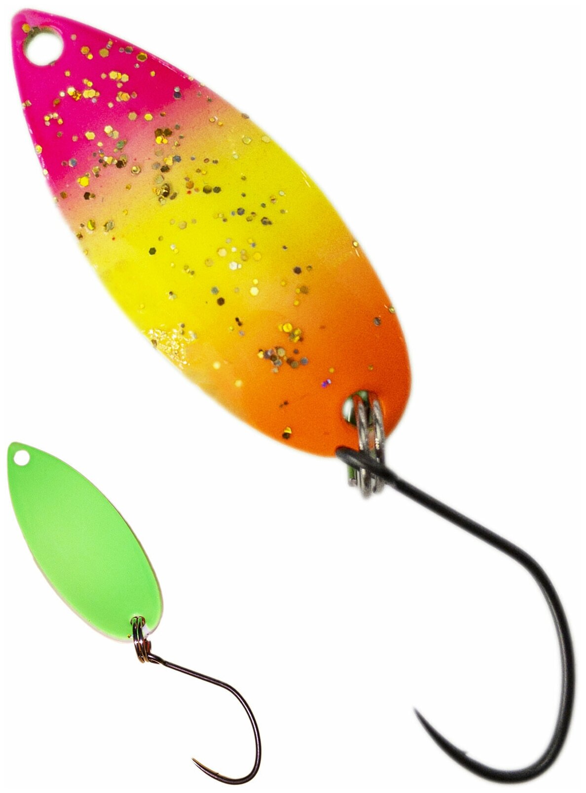 Блесна колебалка Зябликов Семечка 2.9см 3.2гр fluo fluo