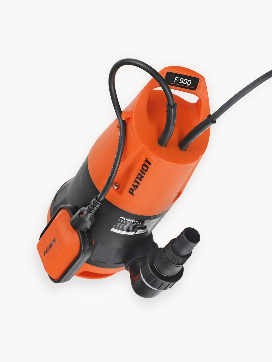 Дренажный насос для грязной воды PATRIOT F 900, 900Вт