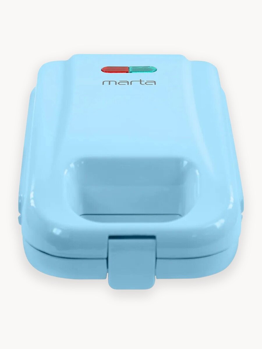 Прибор для выпечки MARTA MT-SM1737C 3 в 1 голубой аквамарин вафельница