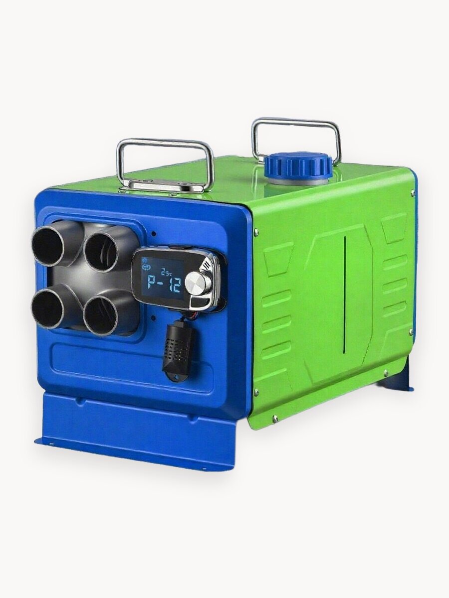 Дизельный отопитель автономный, 12 кВт. Переносной дизельный автономный отопитель 12/24/220 В, С дистанционным управлениемrj