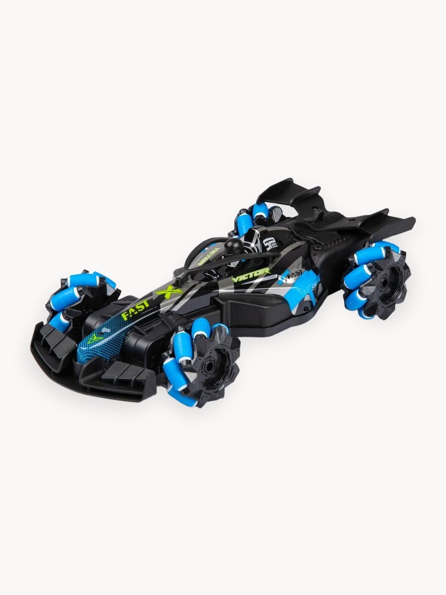 Машинка на пульте управления 7 км/ч, свет, звук, холодный пар, дрифт 360', пульт 80 м