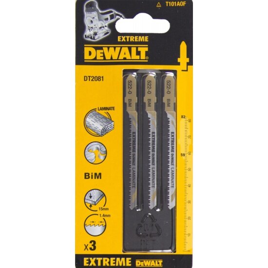 Пилки для лобзика Dewalt DT2081 (3шт)