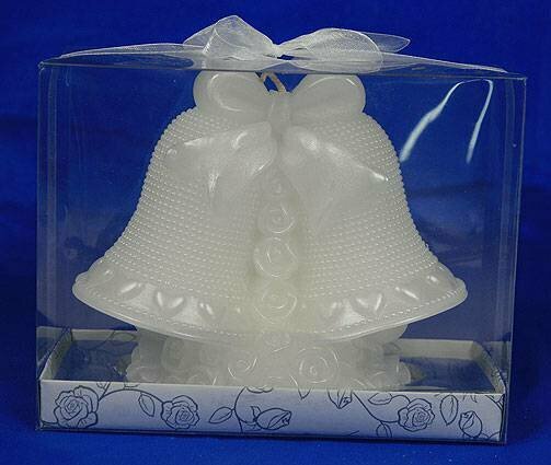 Свеча свадебные колокольчики 15*8*13см KSA-94451