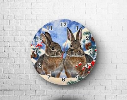 Часы год Кролика №13