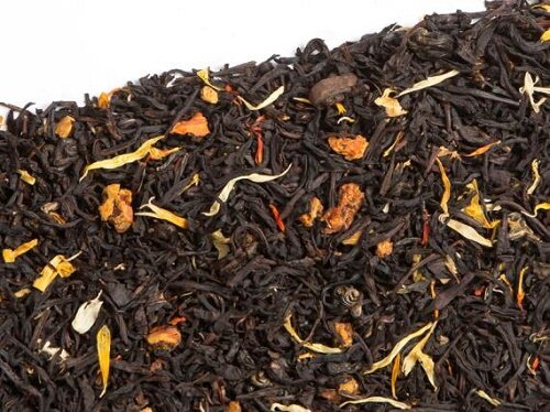 Персик с айвой чай чёрный 50 гр.