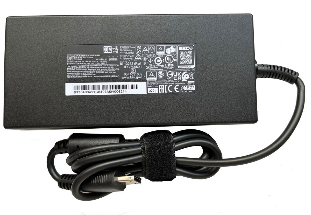 Блок питания для MSI 20V 12A (A20-240P2A) Rectangle 3 Tip