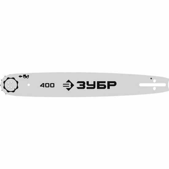 Шина для бензопил Зубр тип 5 шаг 0.325" паз 1.5 мм 40 см 70205-40