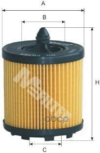 Фильтр масляный! Opel Astra II/Vectra B 2.2i 16V 00>/Vectra C 2.2i 16V 02> M-Filter арт. TE615