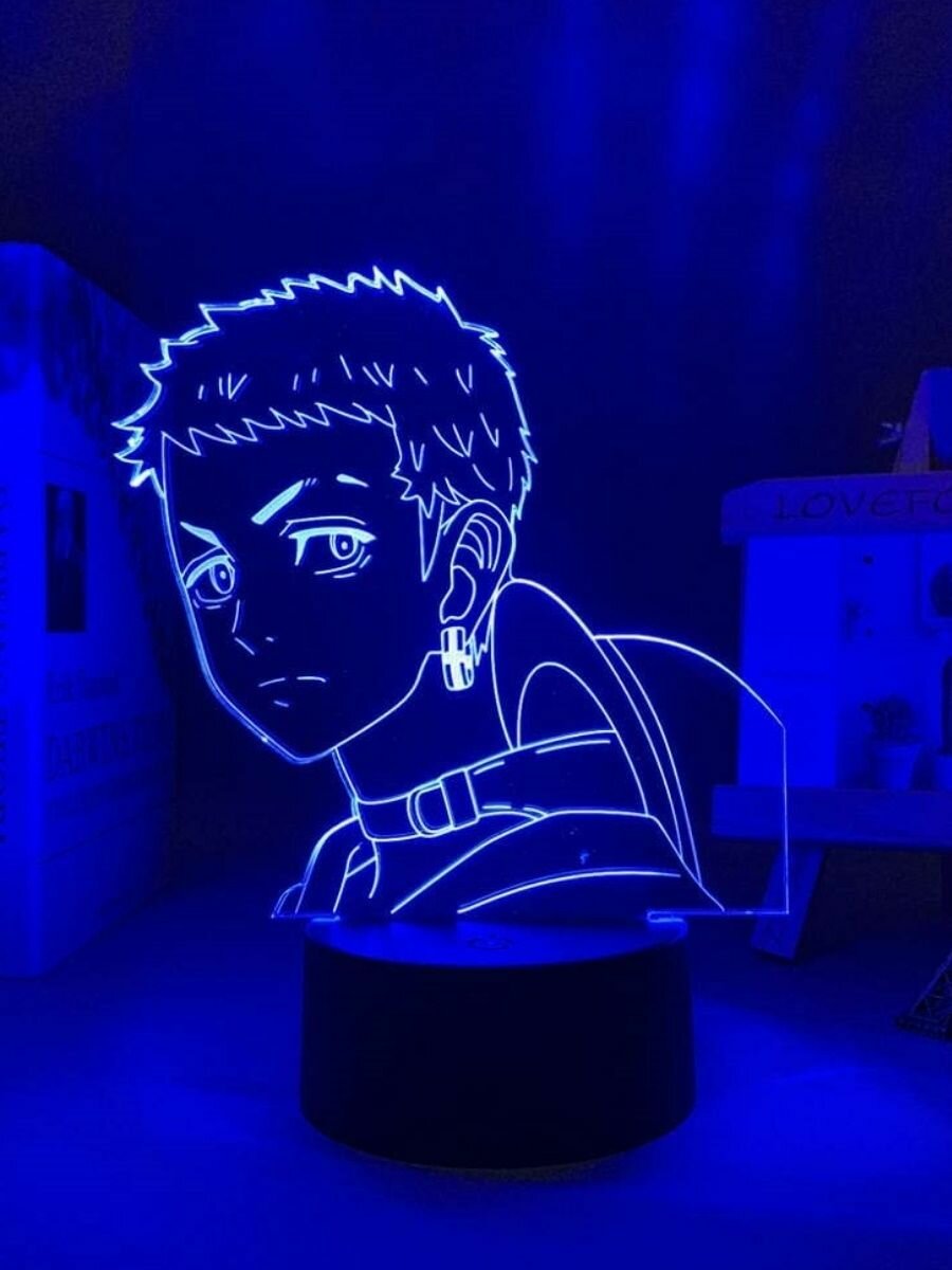 Ночник Аниме Токийские Мстители - Anime Tokyo Revengers . Подарок фанату аниме и манги — декор в комнату с любимыми персонажами, в стиле отаку и японской анимации.