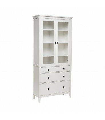 Шкаф-витрина Leset "Мира", белый