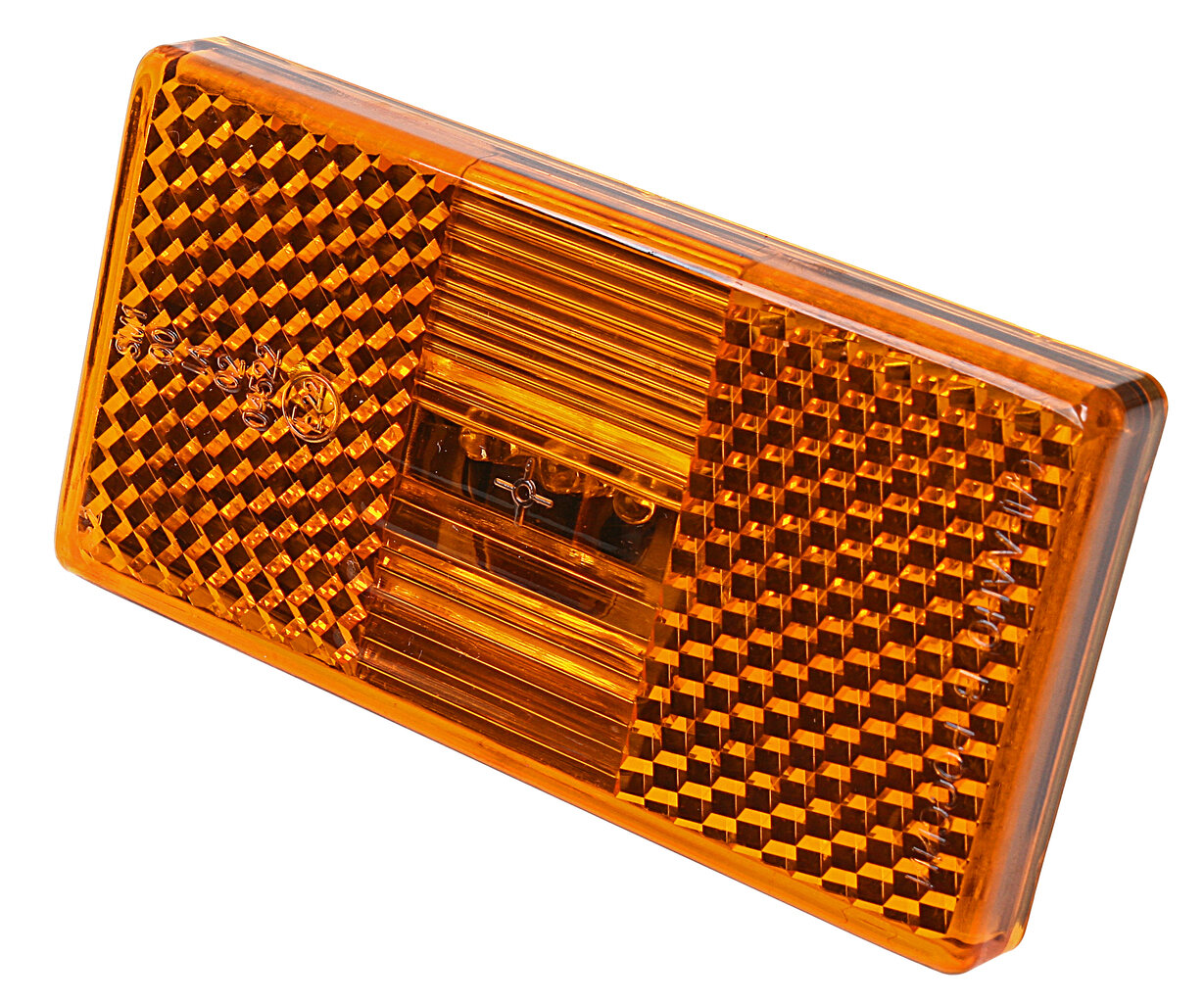 Фонарь габаритный ПАЗ (оранжевый 12/24V, AMP) АЭК