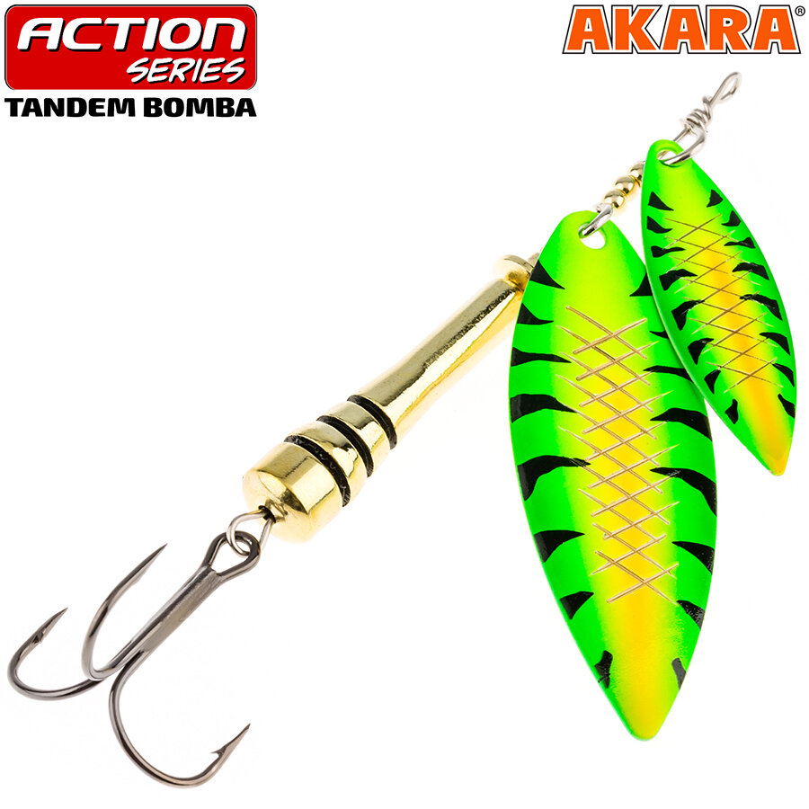 Блесна вращ. Akara Action Series Tandem Bomba 2/4 21 гр. 5/7 oz. A11